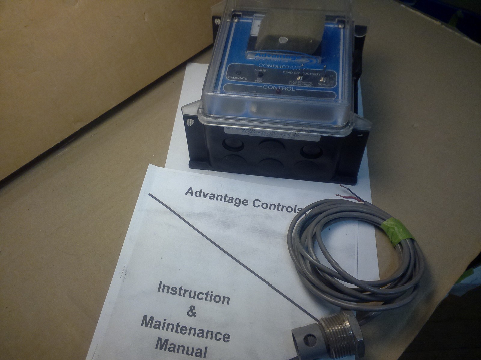 (NEW) ADVANTAGE CONTROLS B-CM-1M CONDENSATE MONITOR AND TDS ELECTRODE ...