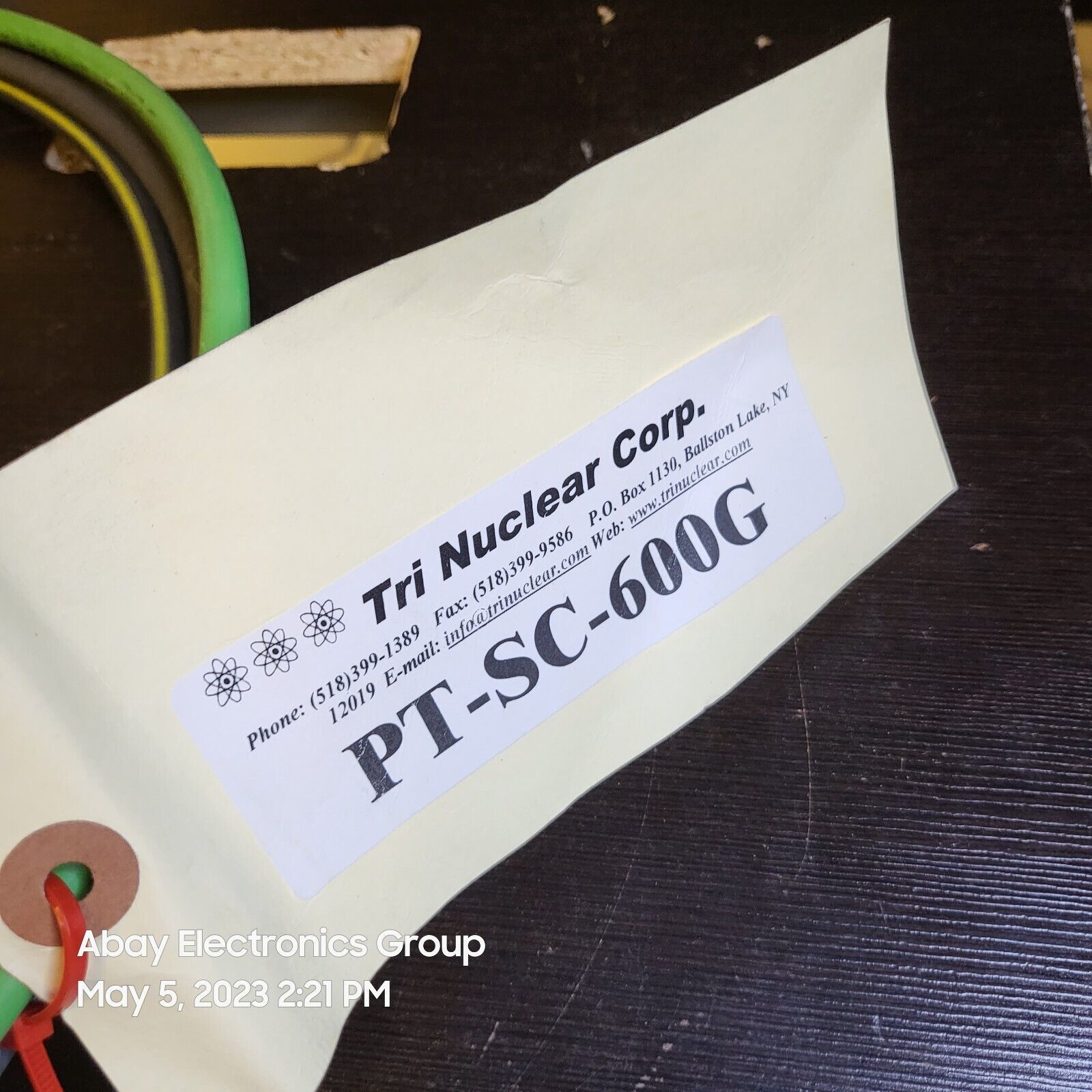 TRI NUCLEAR PT-SC-600G SC-P SC-600G SEAL PLUG POWER CORD NEW USA RARE ...