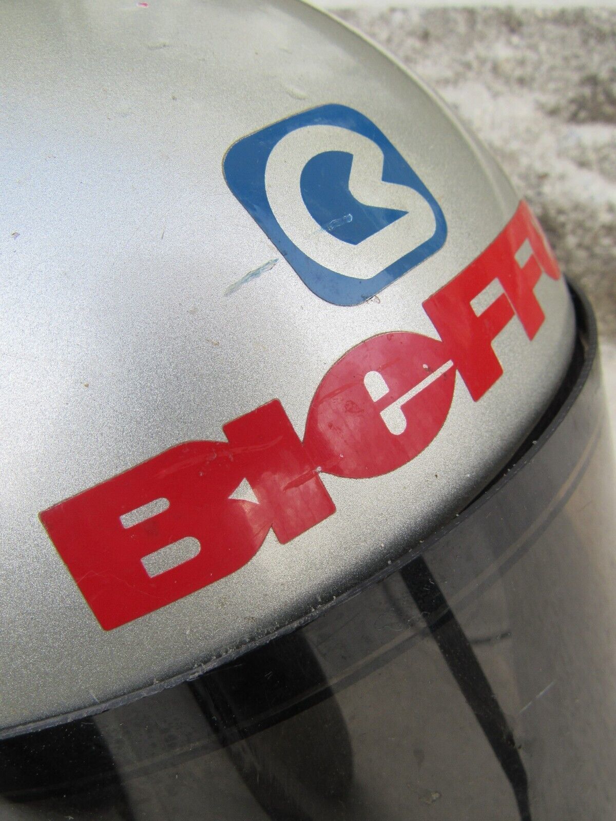 Vintage 1985 BIEFFE Motorcycle Helmet B85 Darth Vader MADE IN ITALY ...