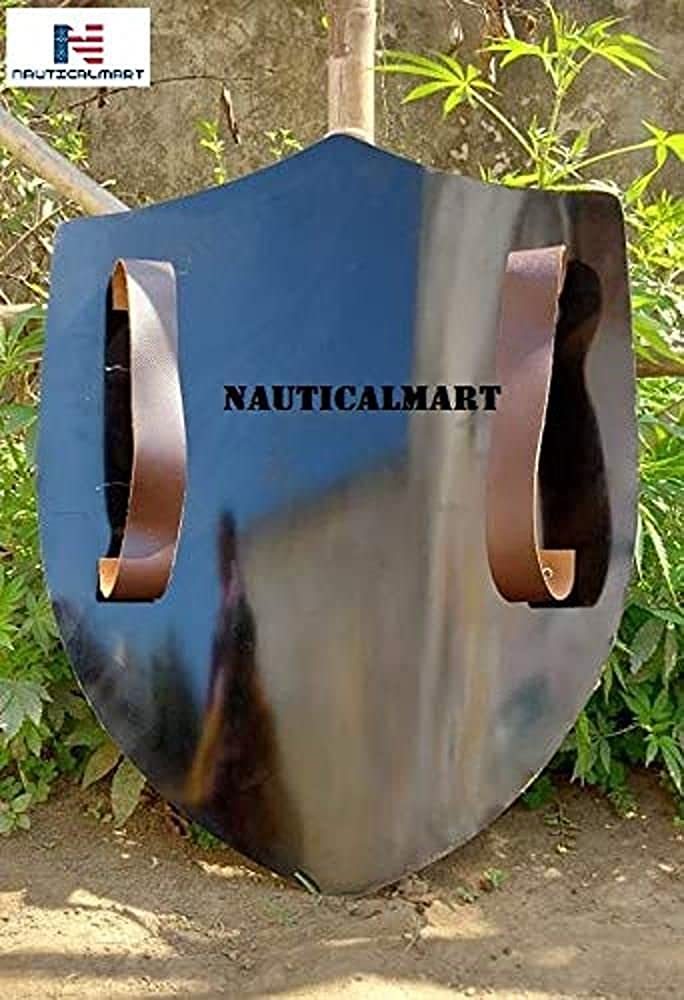 Blank Round Shield Medieval Four Point Shield Blank Knight Armor Shield ...