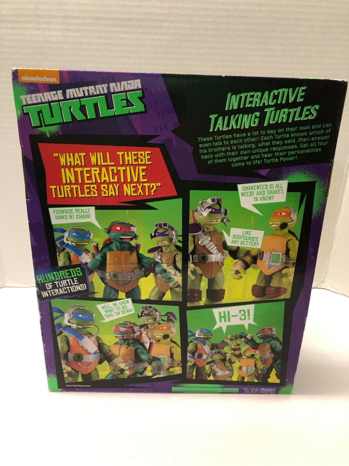 TMNT Leonardo Teenage Mutant Ninja Turtles Interactive Talking Figure ...