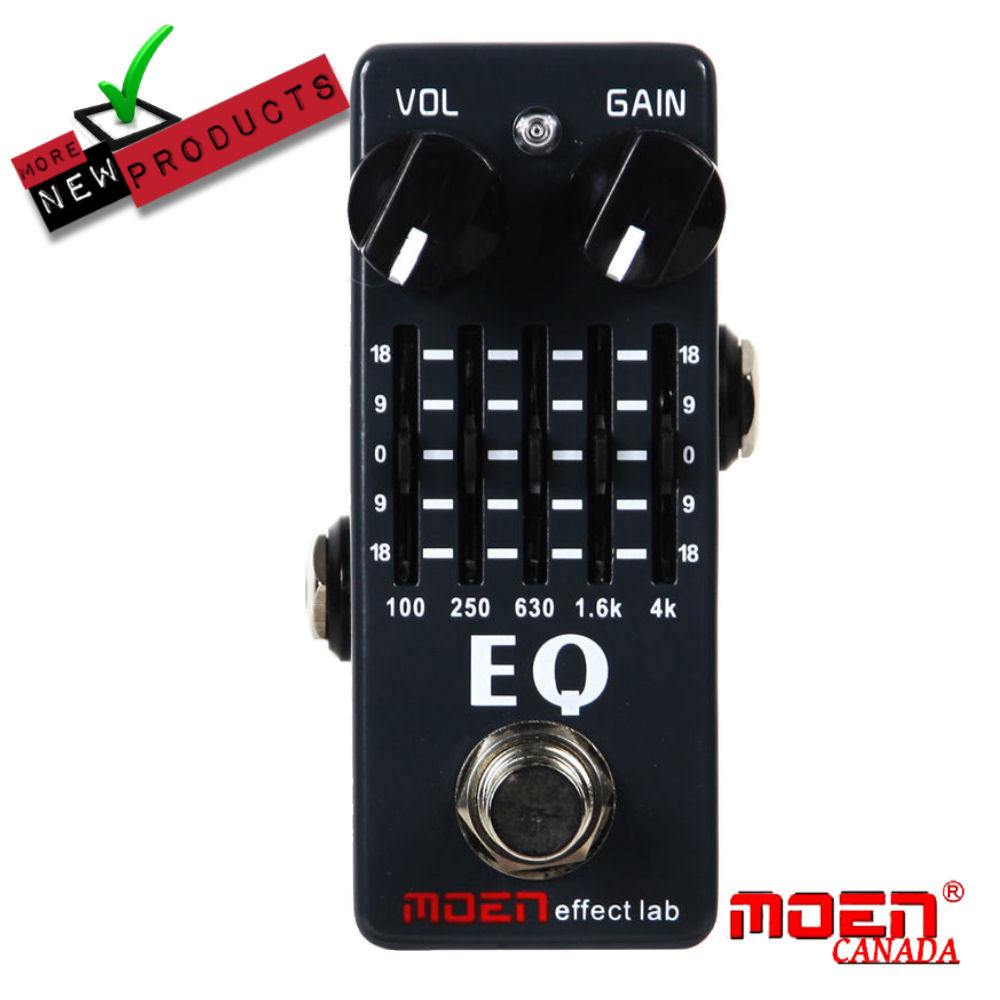 MOEN MI-EQ 5 Band Graphic Equalizer NEW MINI Series PEDALS from MOEN ...
