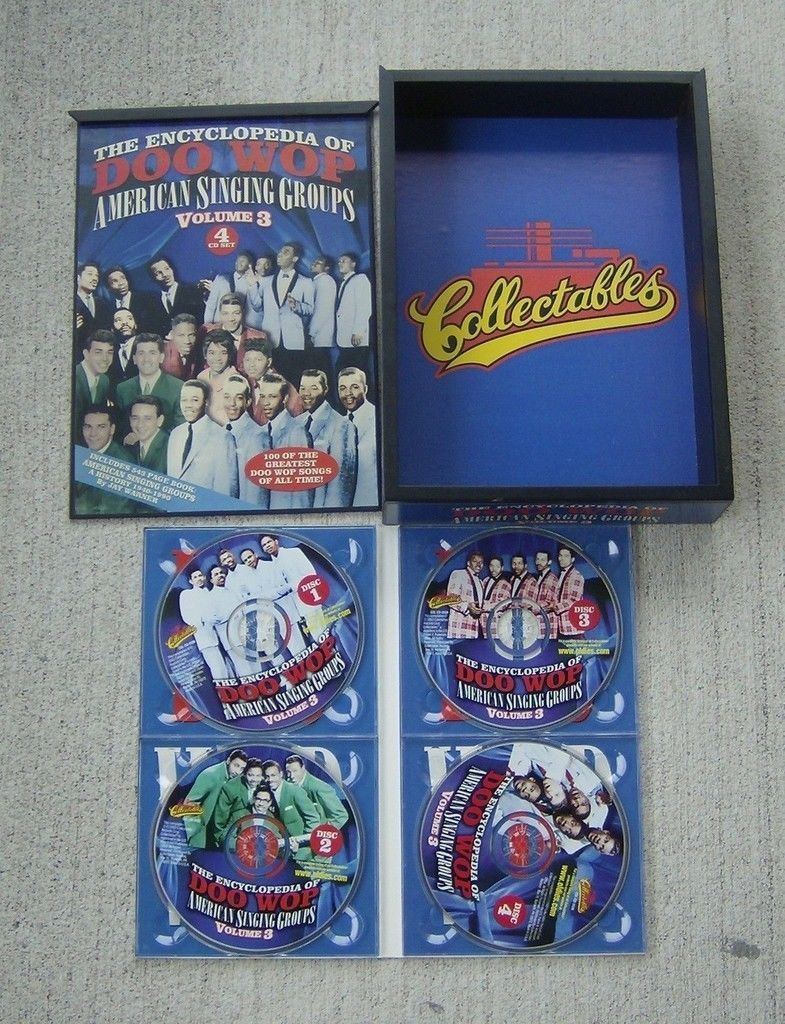 The Encyclopedia of Doo Wop - VOLUME 3 - 4 CD BOX SET - MANY ARTISTS ...