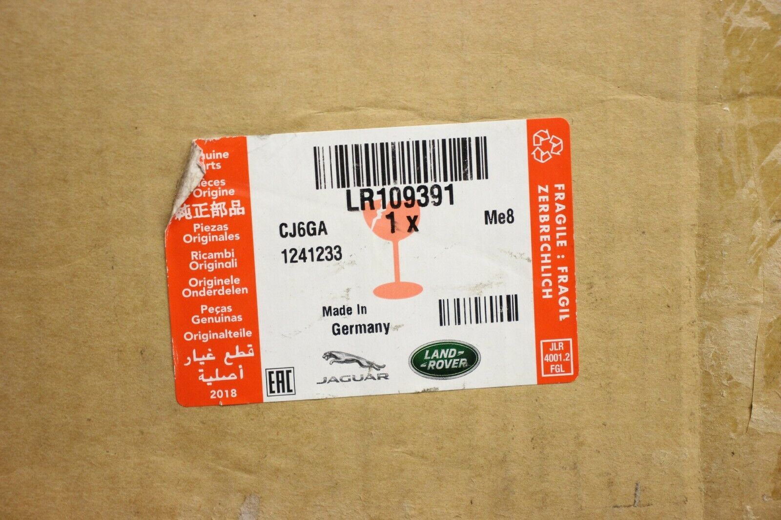 New OEM Land Rover Range LWB Roof Molding 2017-2022 LR109391 Black LH ...