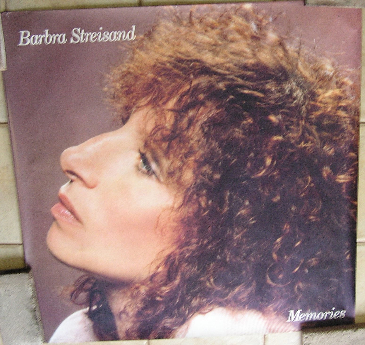 BARBRA STREISAND MEMORIES 1980 VINTAGE LARGE POSTER CBS - Easy Listening