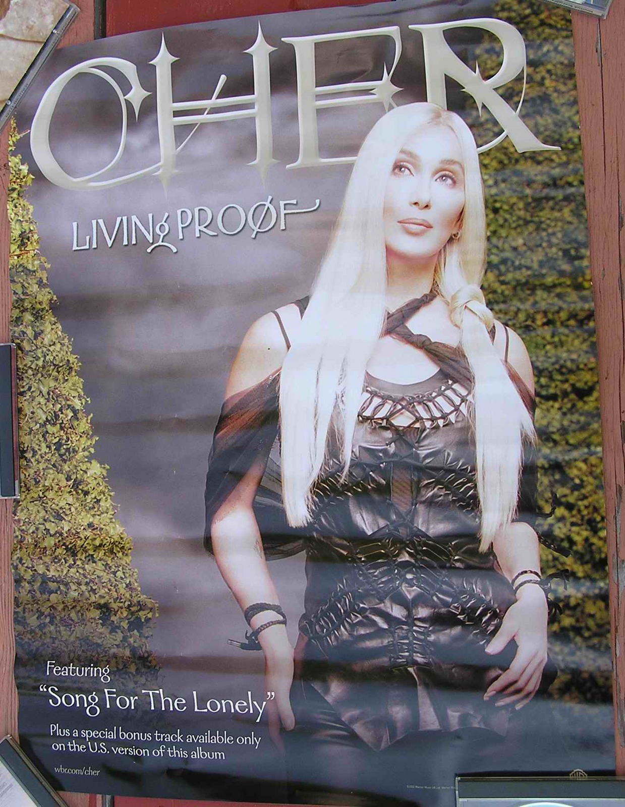 CHER LIVING PROOF 2002 POSTER THE FAREWELL TOUR 24*18 Inch Song For The ...