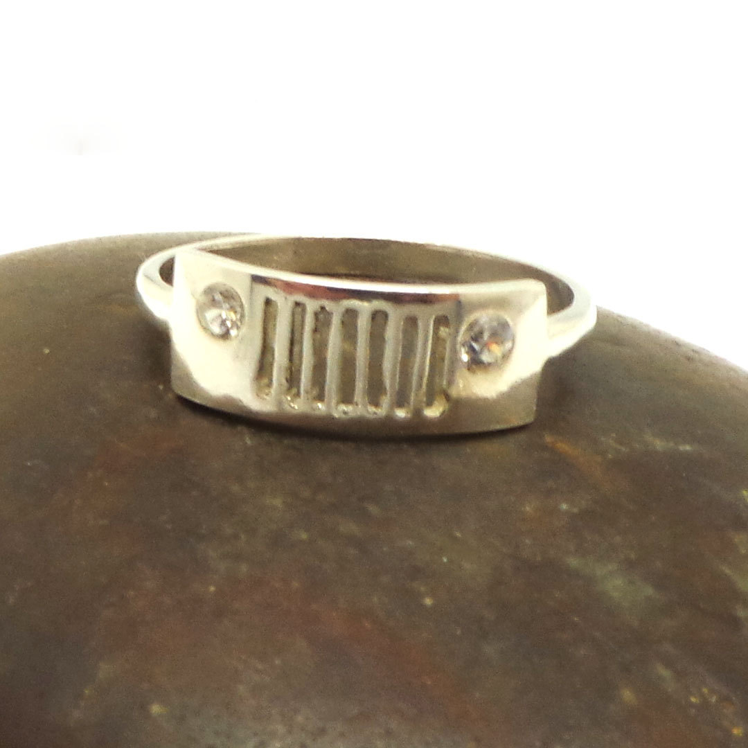 Sterling Silver Jeep Ring - Jeep Jewelry for and 50 similar items
