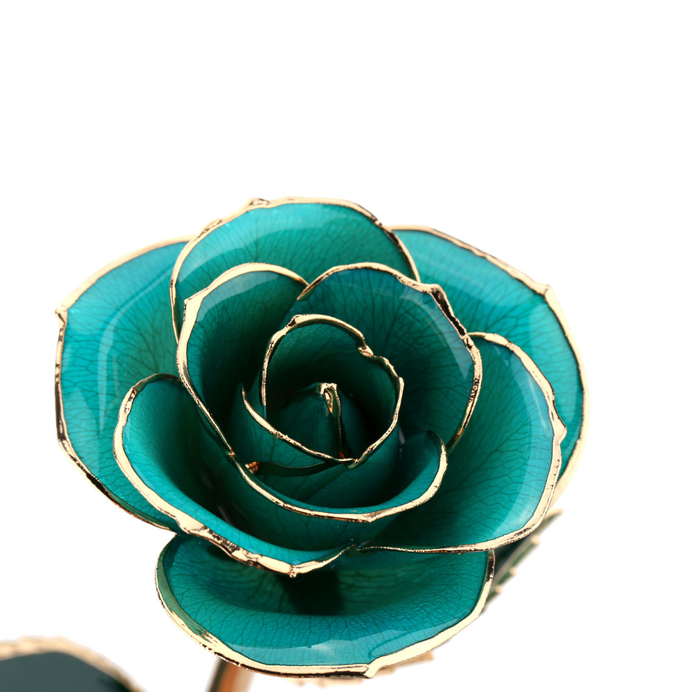 Lacquer Dipped Lt Blue Rose Long Stem and 50 similar items