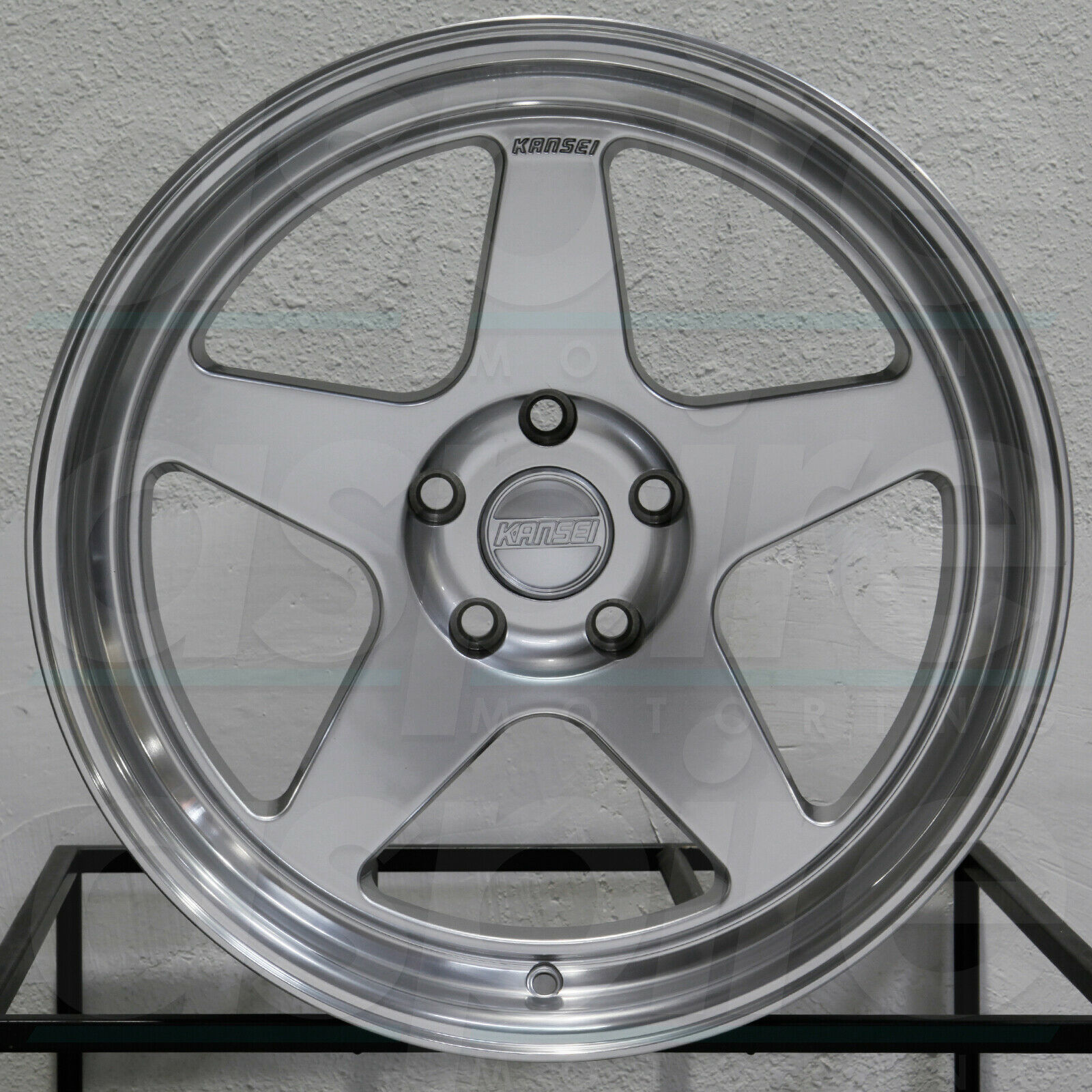 18x9 Kansei Knp 5x100 12 Hyper Silver Wheels Rims Set(4) - Wheels
