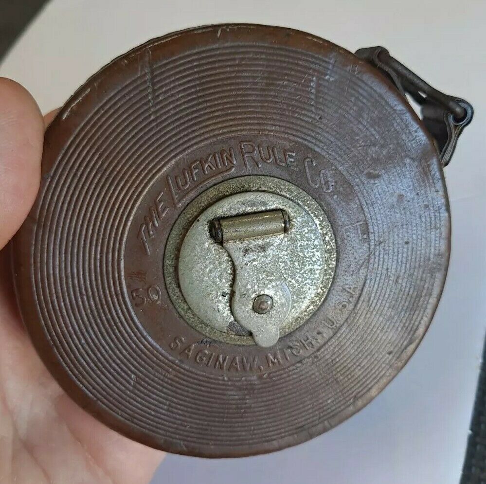 Vintage Lufkin Hi-Line Tape Measure | Vintage 50 Foot Tape Measure ...