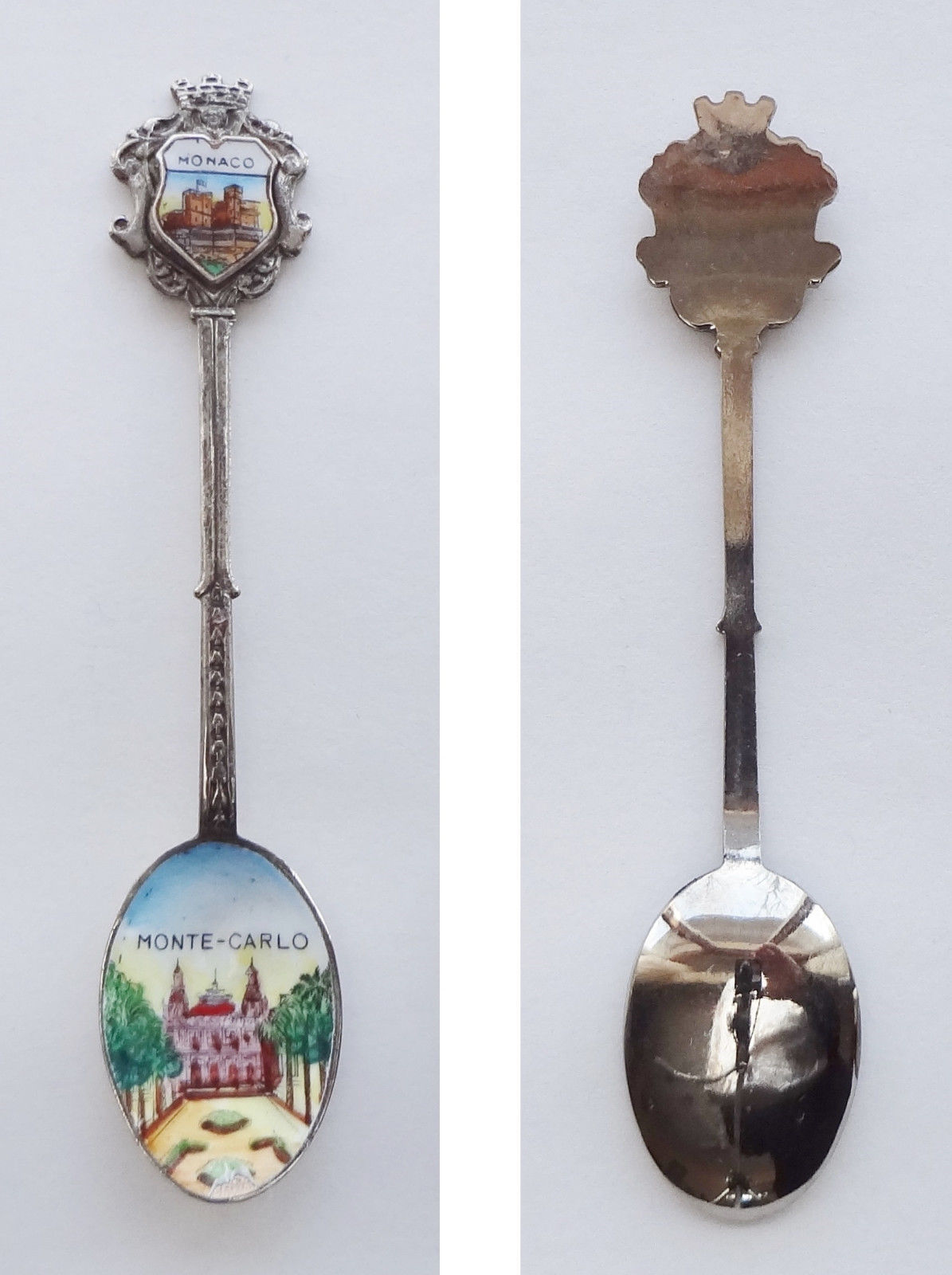 Collector Souvenir Spoon Monaco Monte Carlo Casino Rock of Monaco ...