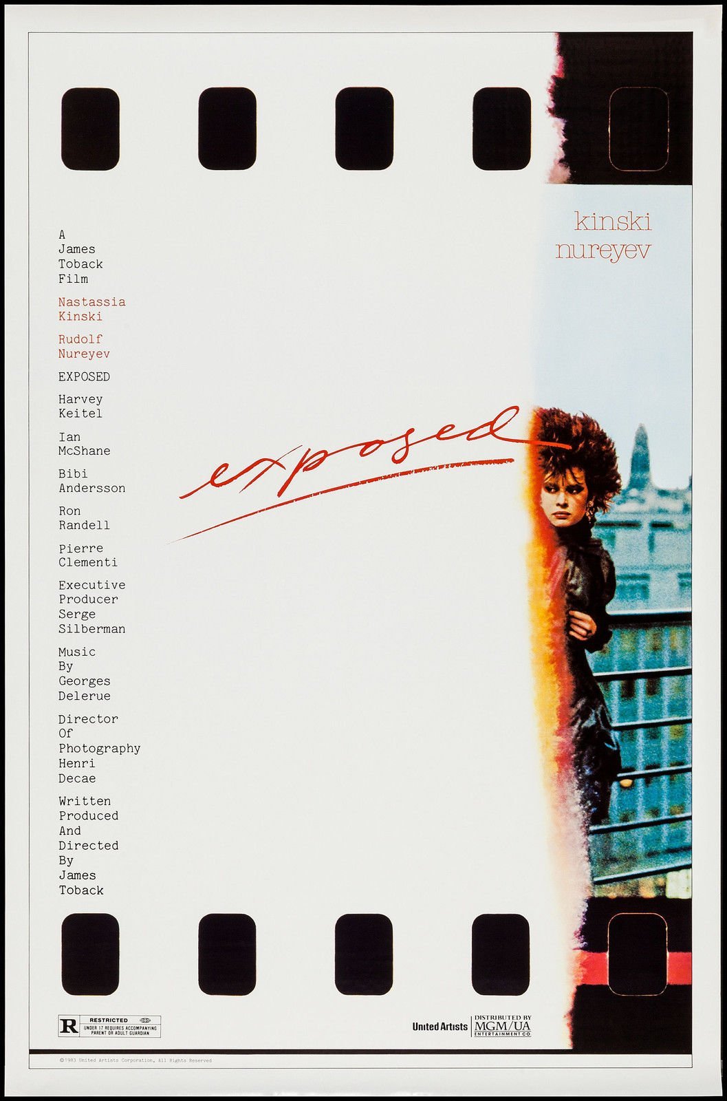 EXPOSED 27x41 Original Movie Poster One Sheet Rolled 1983 Nastassia Kinski Rare - Comics ...
