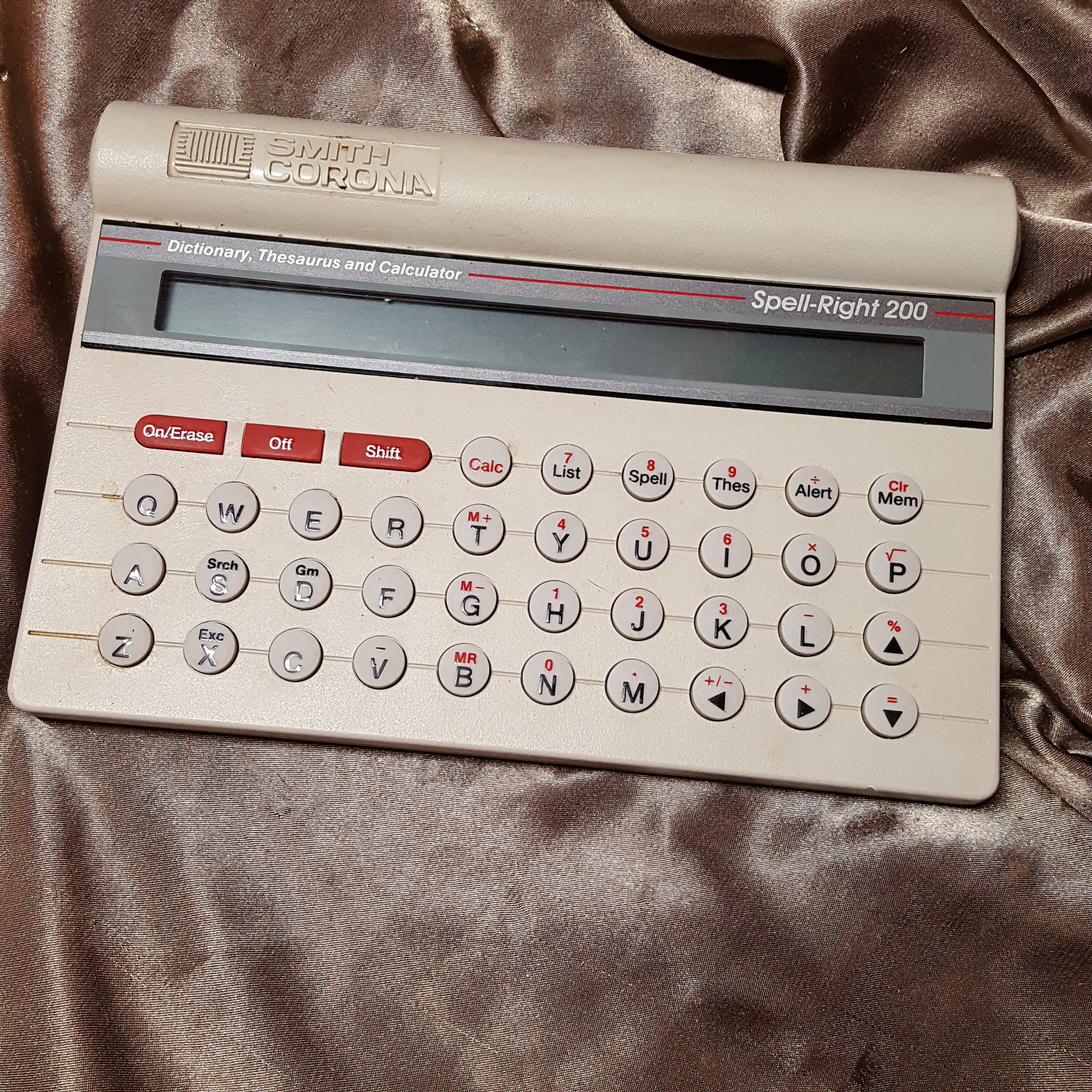 Smith Corona Spell-Right Spell Checker 200 Electronic Dictionary ...