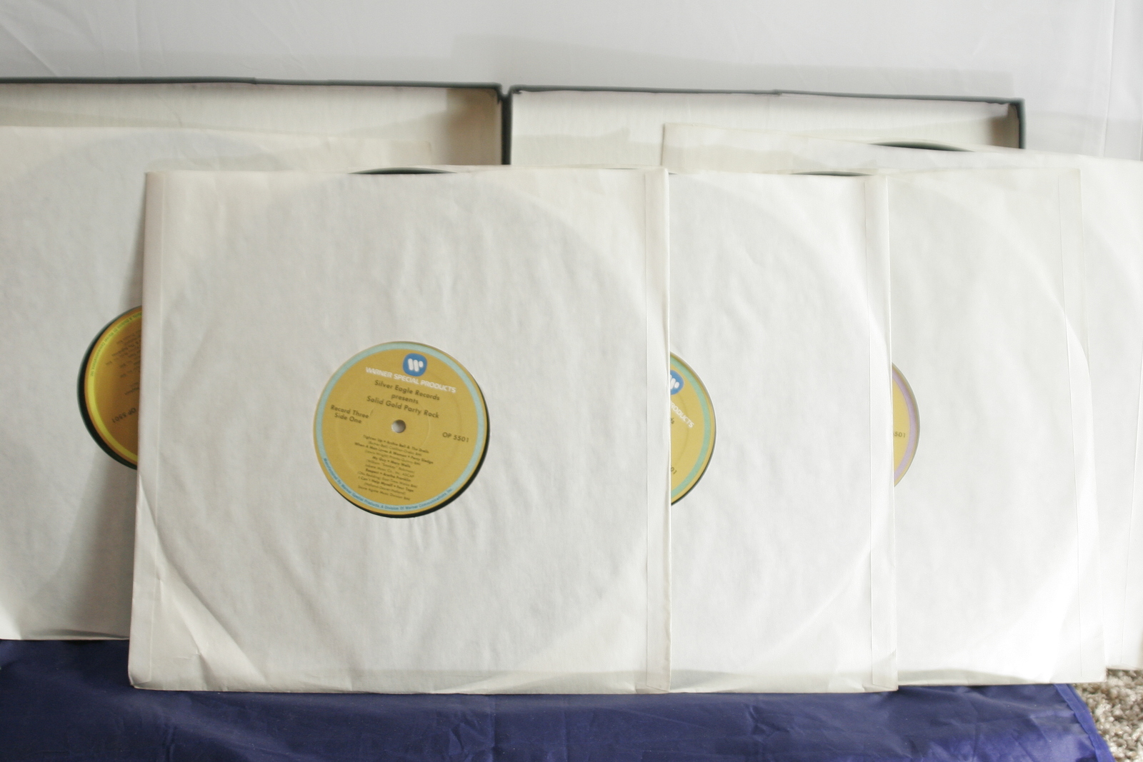 Silver Eagle Records SOLID GOLD PARTY ROCK 1982 5 Vinyl LP Record Album ...