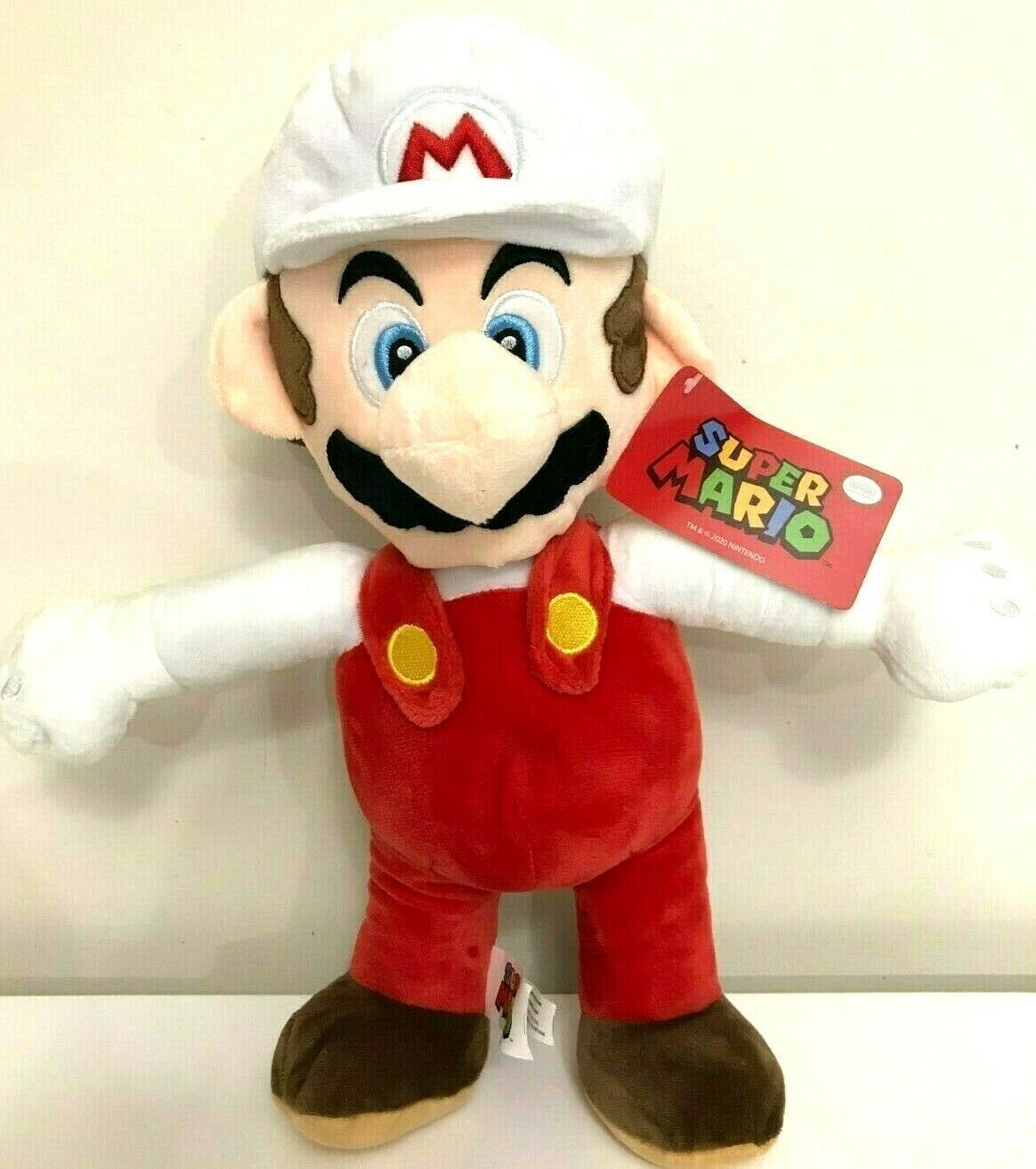 Nintendo Super Mario Fire Soft Plush Large 15 Inches MARIO New ...