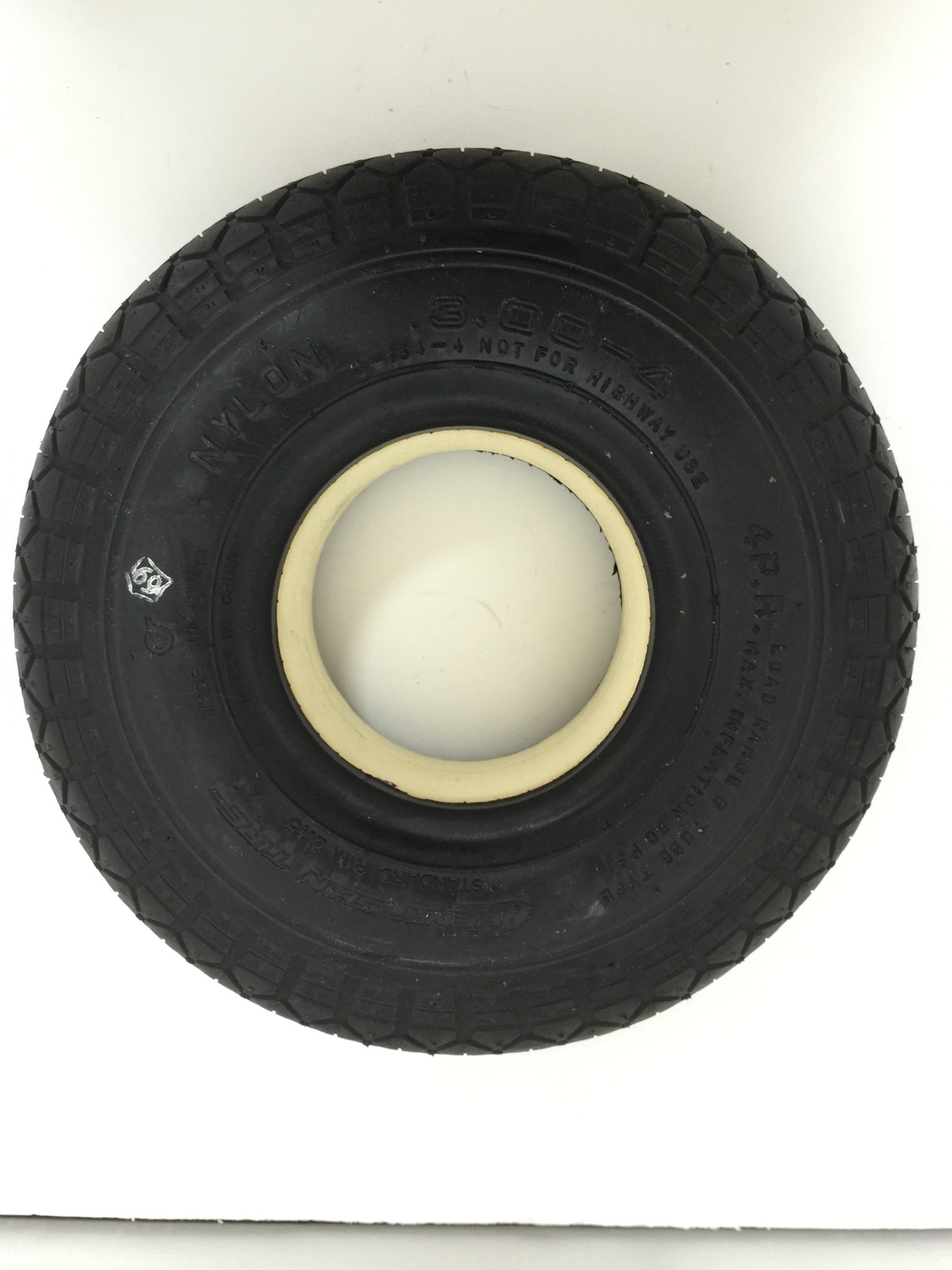 X2)3.00-4 C154 Foam-Filled Black Tire 10”X3” 260X85 mobility scooter ...