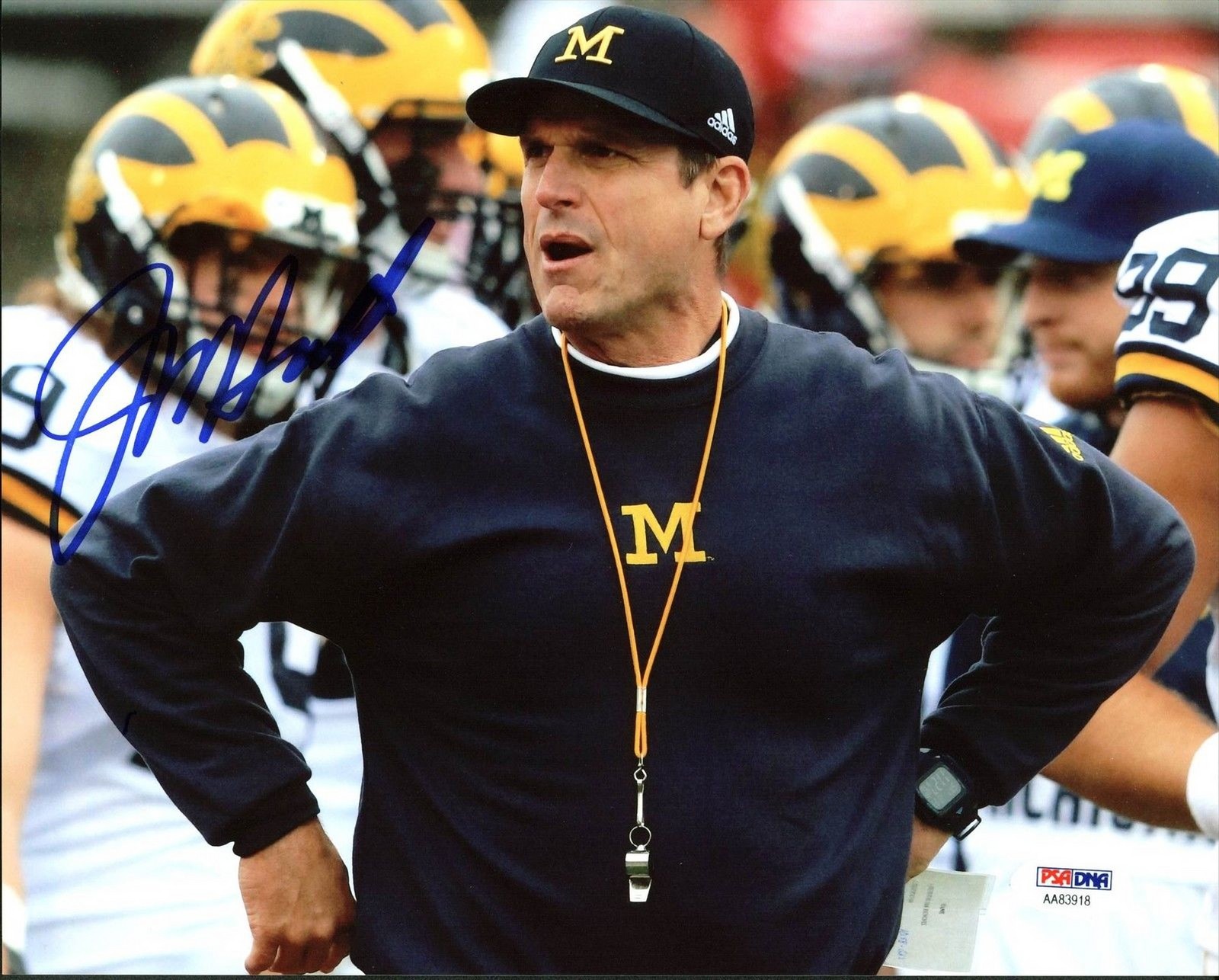 * JIM HARBAUGH SIGNED PHOTO 8X10 RP AUTOGRAPH MICHIGAN WOLVERINES ... * JIM HARBAUGH SIGNED PHOTO 8X10 RP AUTOGRAPH MICHIGAN WOLVERINES ...