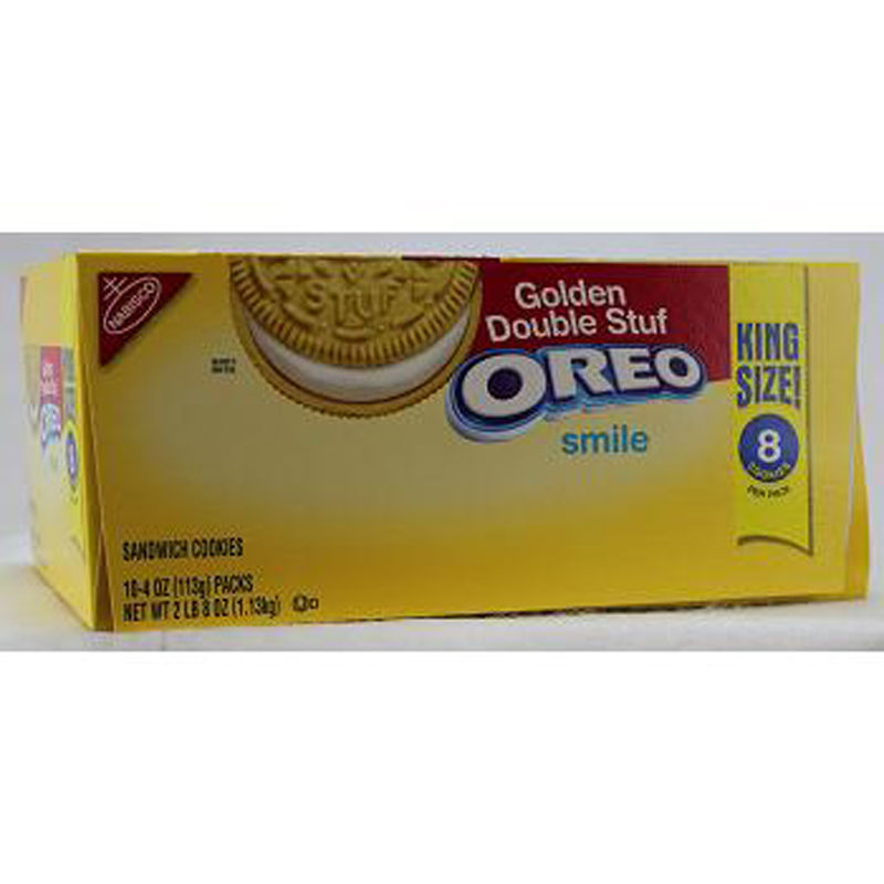 Nabisco King Size Golden Oreo Double Stuff Sandwich 4 Oz Each ( 10 In A ...