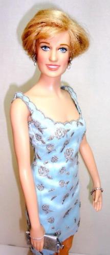 Franklin Mint Princess Of Grandeur Diana Custom 16 Vinyl Dressed Doll Box Franklin Mint