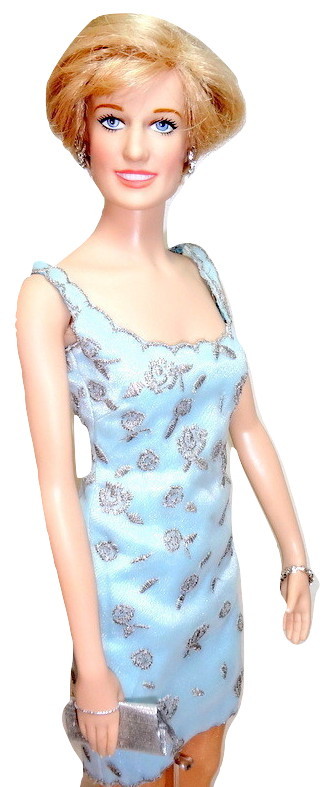 Franklin Mint Princess Of Grandeur Diana Custom 16 Vinyl Dressed Doll Box Franklin Mint