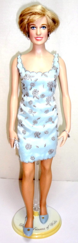 Franklin Mint Princess Of Grandeur Diana Custom 16 Vinyl Dressed Doll Box Franklin Mint