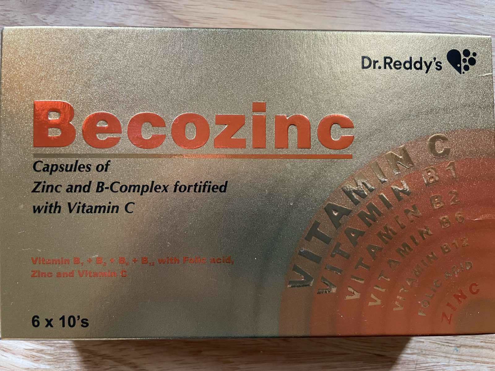 Becozinc 60 Capsules of Vitamin C for Zink and similar items