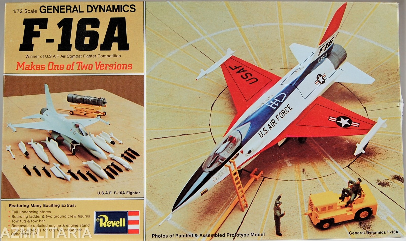 Revell General Dynamics F-16A Fighter 1/72 Scale Kit No. H-222 - Aircraft