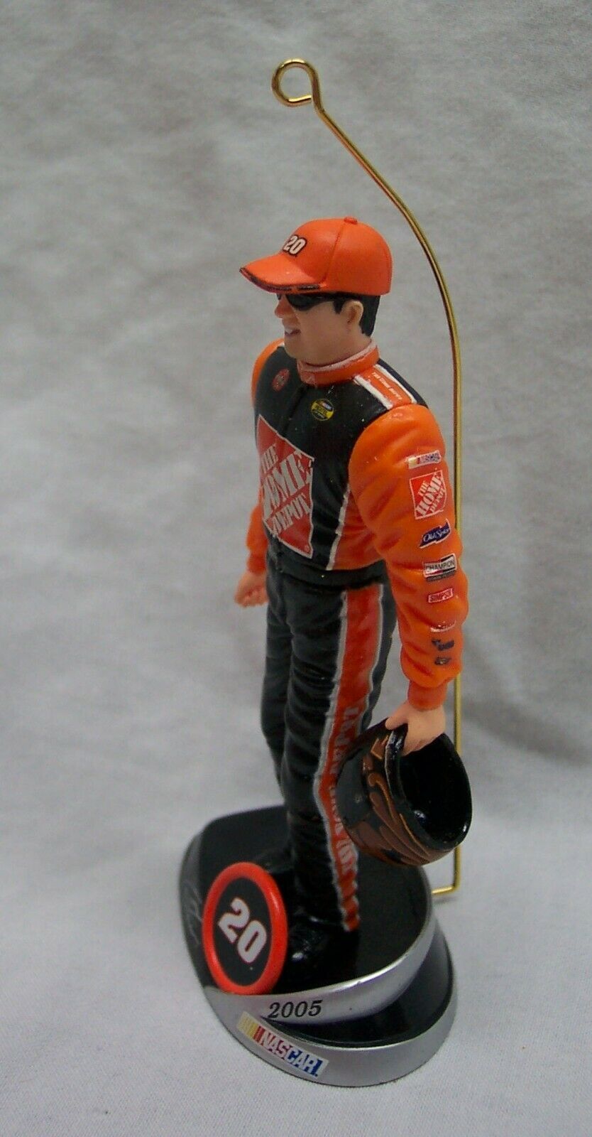 TONY STEWART Nascar #20 RACE CAR DRIVER 4" CHRISTMAS TREE ORNAMENT 2005 ...
