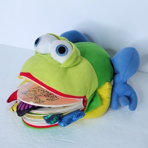 Frog Book Puppet Monday the Bullfrog Plush Story Book Matthew Van Fleet ...