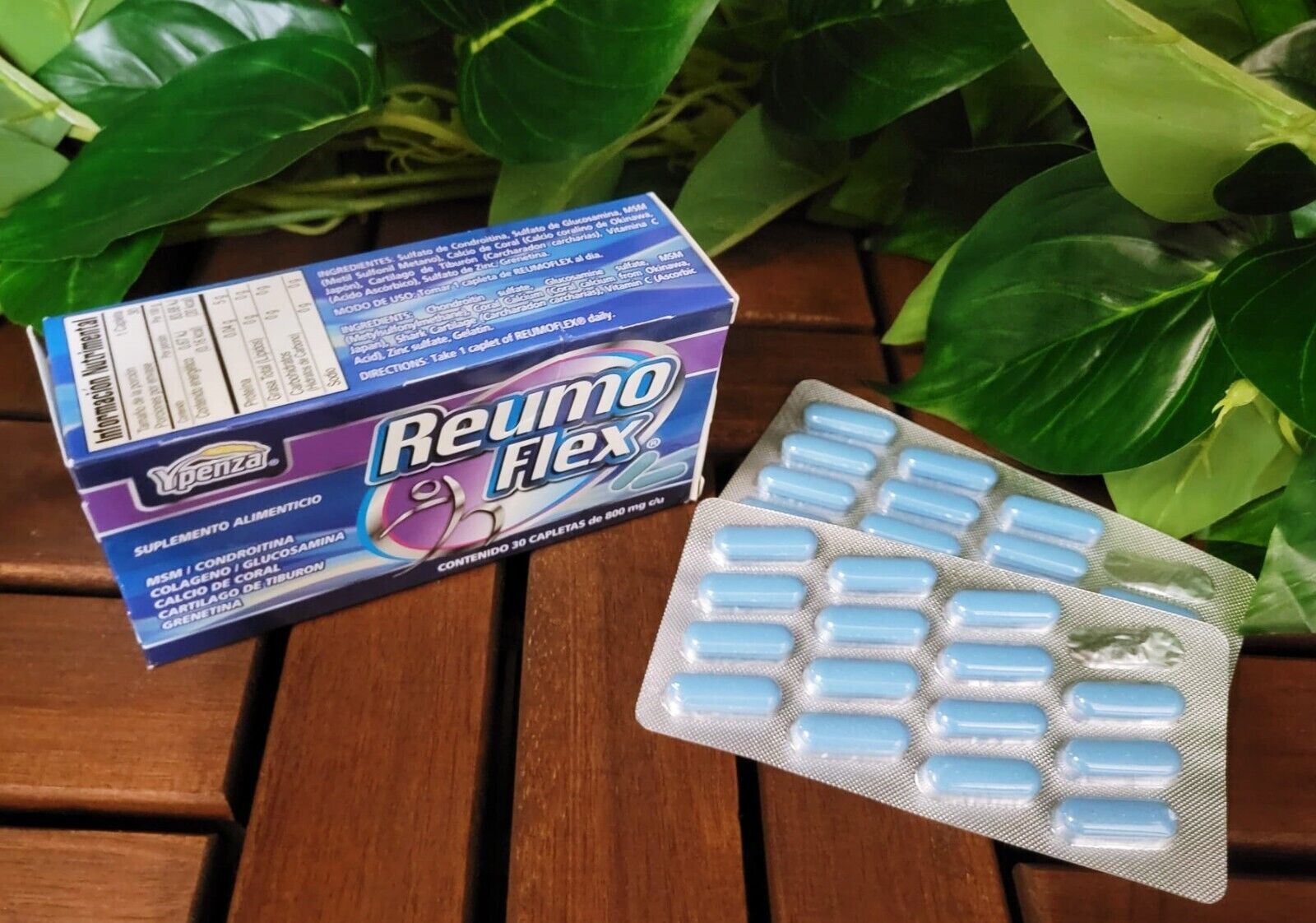 REUMO FLEX *Colageno *MSM *Calcio de Coral *Cartilago de Tiburon ...