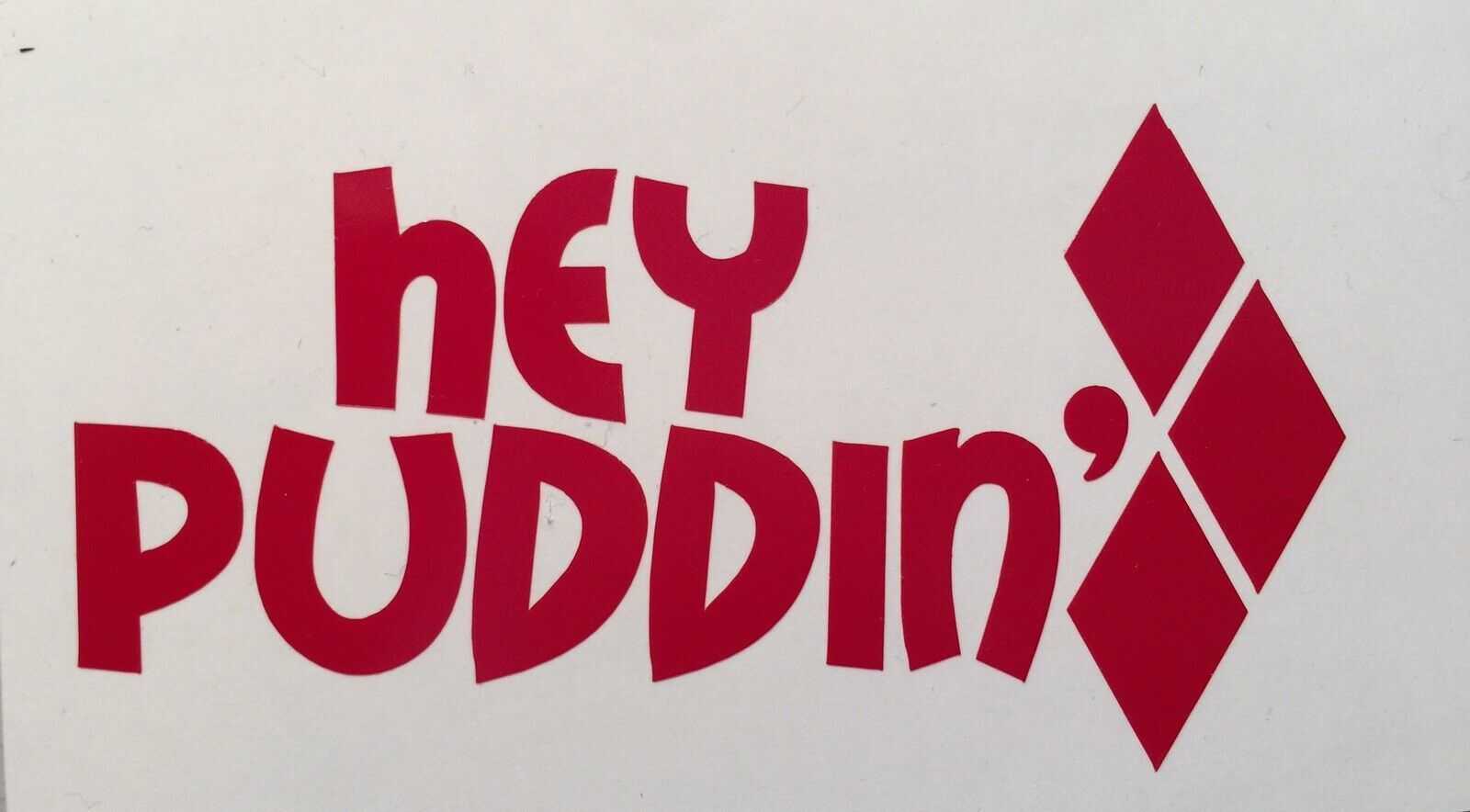 Suicide Squad|Harley Quinn|Hey Puddin| Diamonds|Vinyl|DECAL| Joker ...