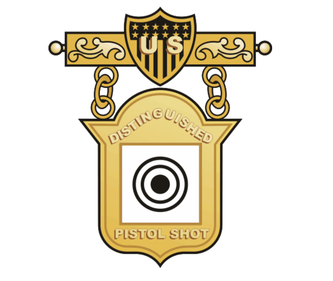 3" us military distinguished pistol shot badge bumper sticker decal usa ...