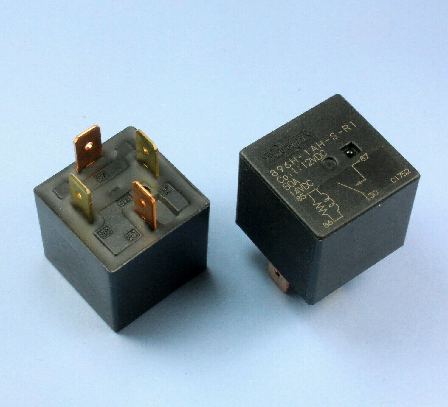 Tinor - Motor Relay 5 Pin 12V Coil 40Amp Spdt Model No.: Jd2912-1Z ...