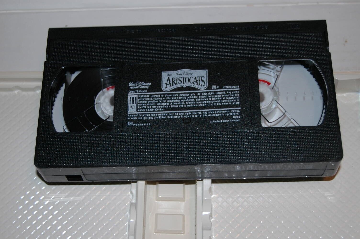 VINTAGE ARISTOCATS!! Walt Disney MASTERPIECE w/inserts Clamshell VHS ...