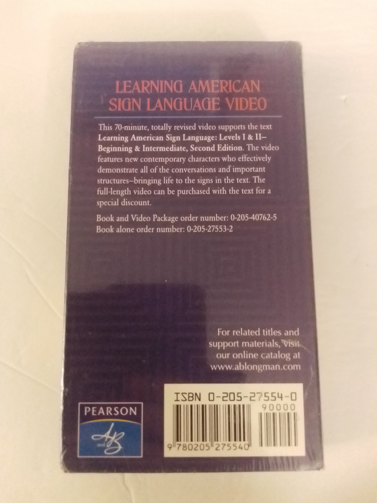 Learning American Sign Language VHS Video Cassette Brand New Factory ...