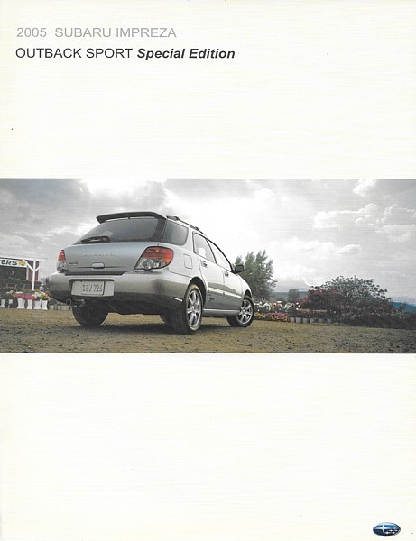 2005 Subaru IMPREZA OUTBACK SPORT SPECIAL EDITION brochure catalog ...