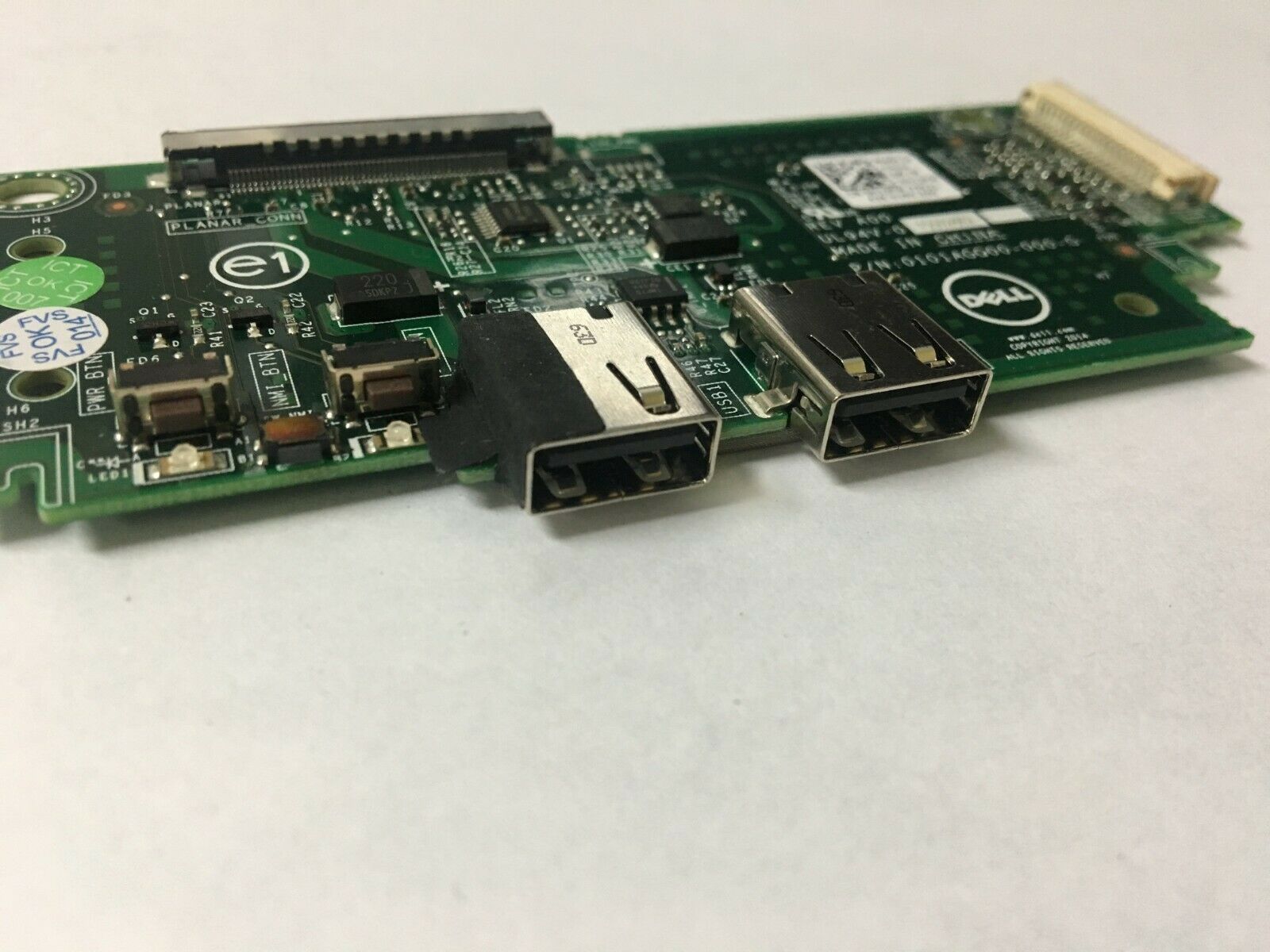 Genuine Dell PowerEdge R430 Front Control Panel 2x USB Power Button ...