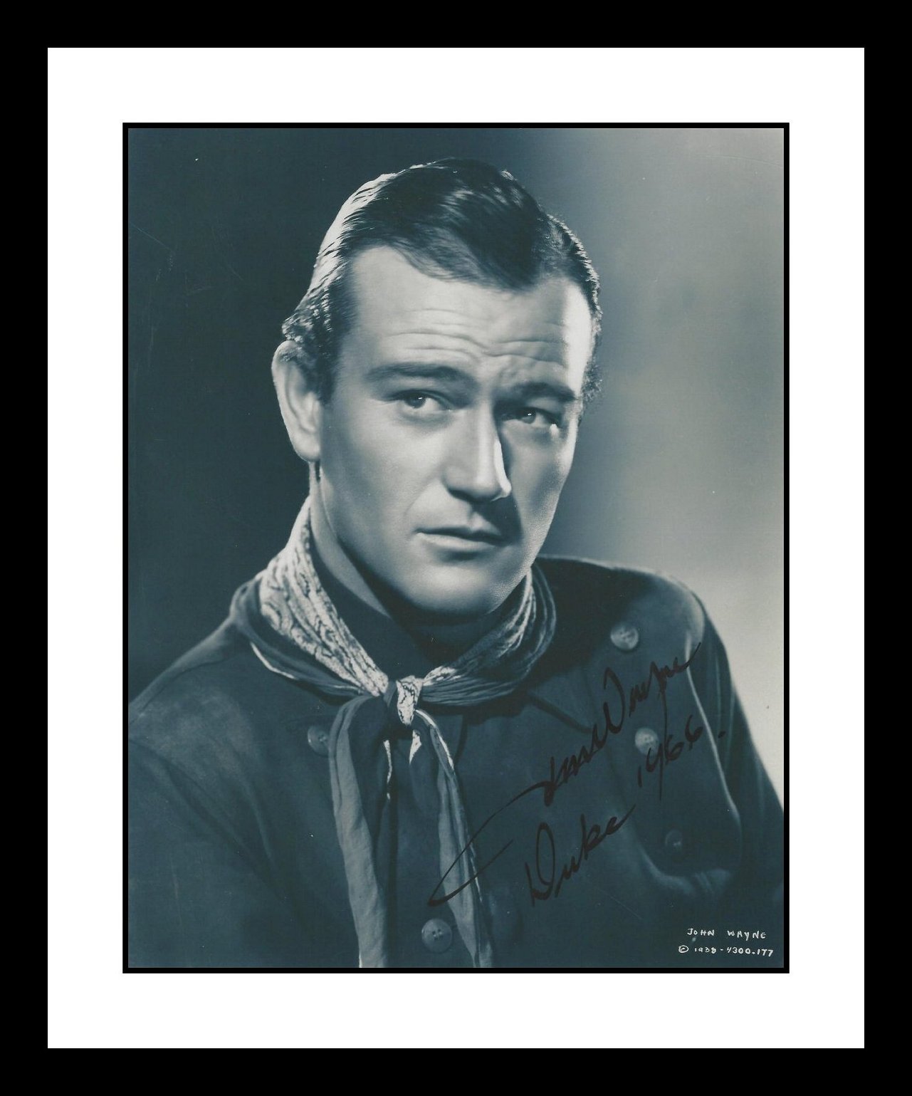 ULTRA RARE - JOHN WAYNE - MOVIE LEGEND - AUTHENTIC HAND SIGNED ...