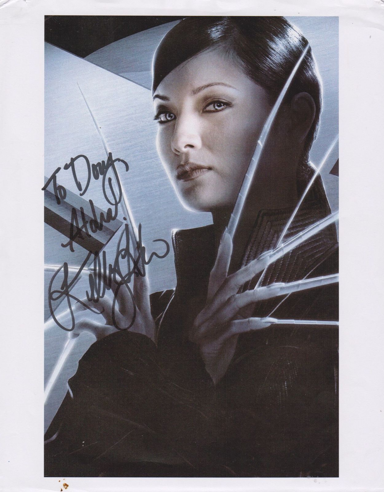 Kelly Hu Signed Autographed "Lady Deathstrike" Paperstock 8x10 Photo ...
