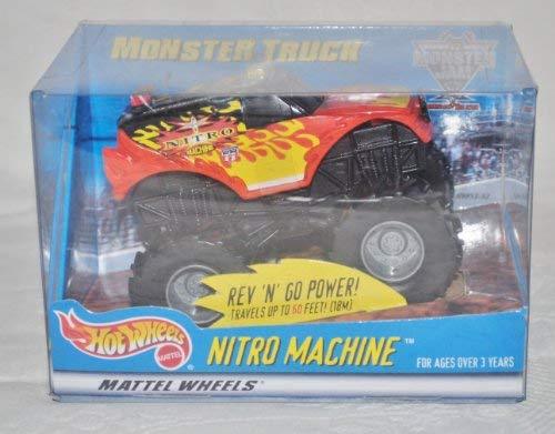 Hot Wheels "Nitro Machine" Monster Truck Monster Jam Friction Vehicle ...