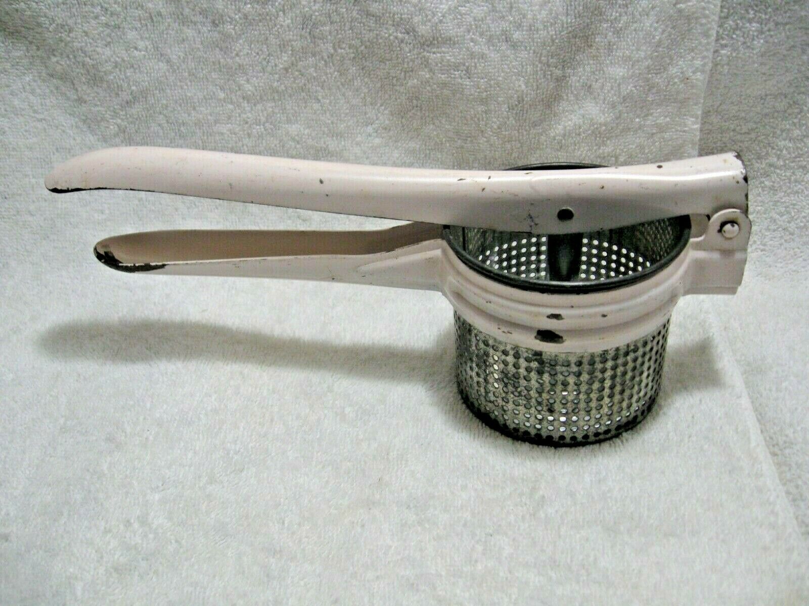 Vintage Collectible Hand Ricer/Fruit Press -Diner-Home-Grapes-Cider ...