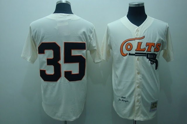 Colt 45s #35 Joe Morgan Jersey Old Style Uniform Cream - Shirts