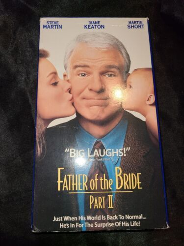Father Of The Bride Part 2 (VHS) Steve Martin - VHS Tapes