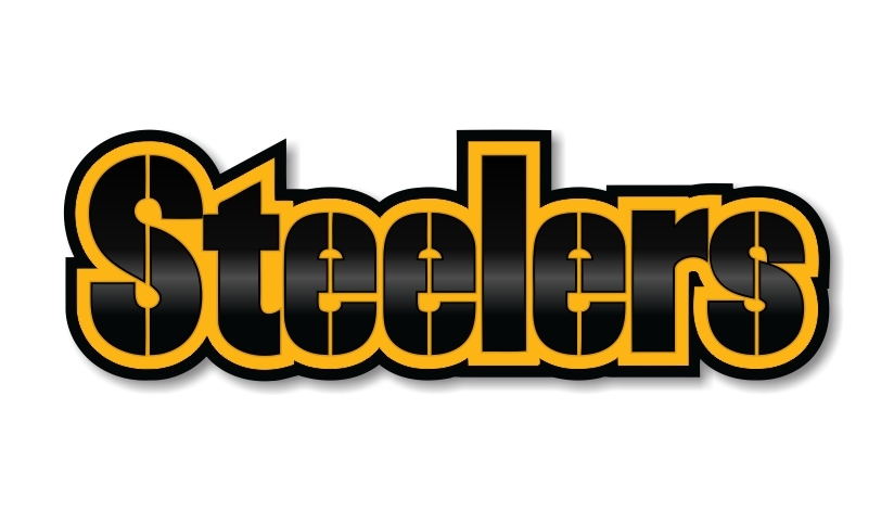 Steelers (Letters) Precision Cut Decal - Football-NFL
