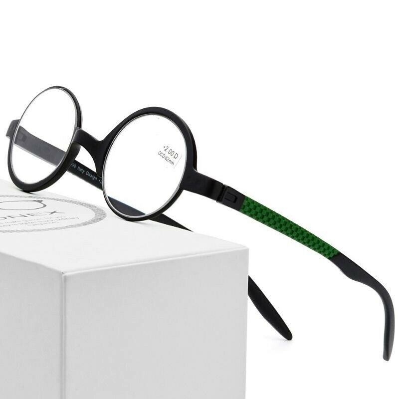 Men Prescription Eyeglasses Small Round Plastic Titanium Frame Reading Glasses Eyeglass Frames