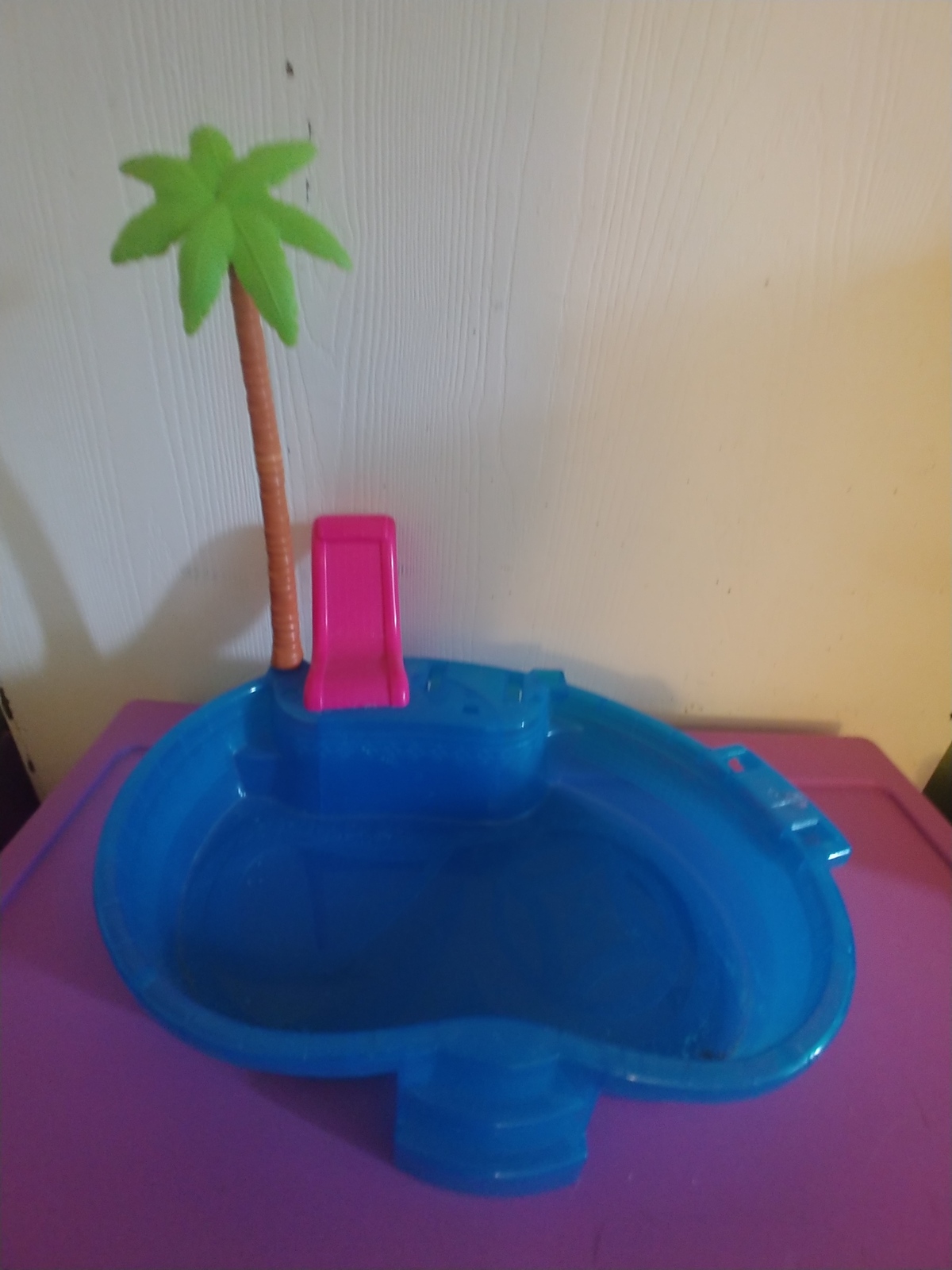 Barbie Glam Pool Playset Doll Swimming Pink Slide Near The Beach ...