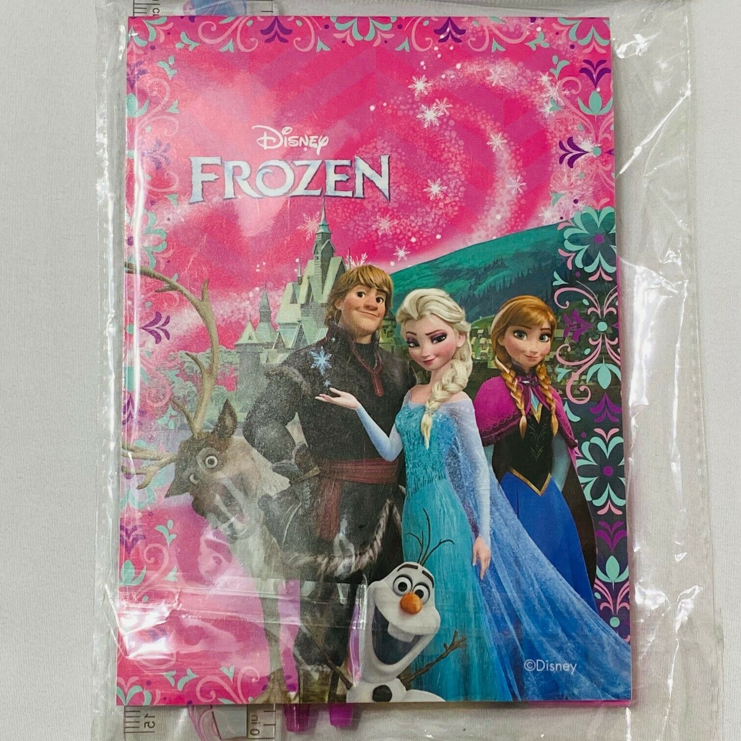 Pink Disney Frozen Stationery set, Pen, Pencil, Notebook, Ruler, Eraser ...