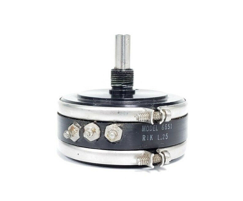 BECKMAN HELIPOT MODEL 6651 R1K L.25 POTENTIOMETER 6651R1KL.25 ...