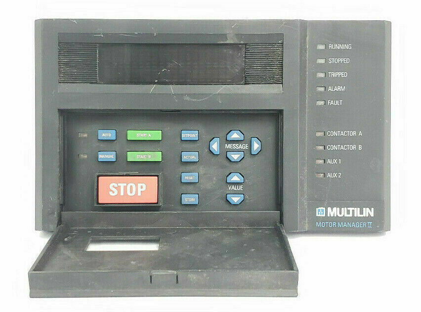 GE MULTILIN MM2 MOTOR MANAGER CONTROLLER MM2 D200 1265-0001-C1 1226 ...