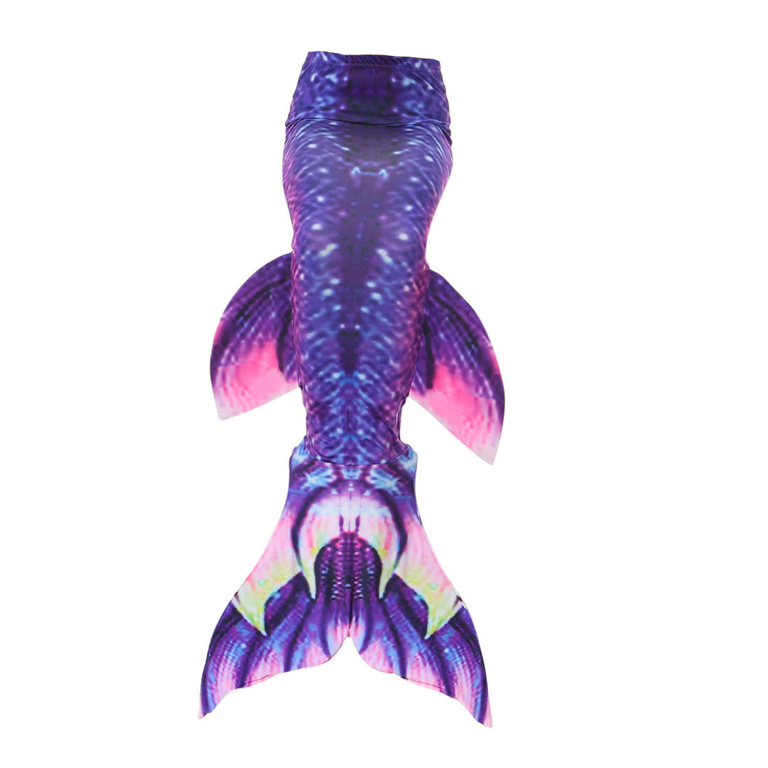 Kids Girls Women Fin Mermaid Tail Swimming Costume Monofin Swimmable ...